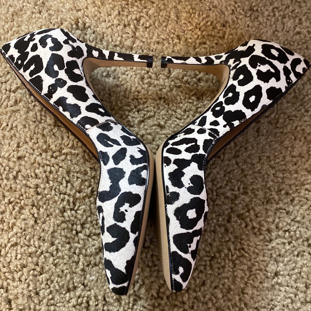 Animal/Cow Print Heels - New - Gem